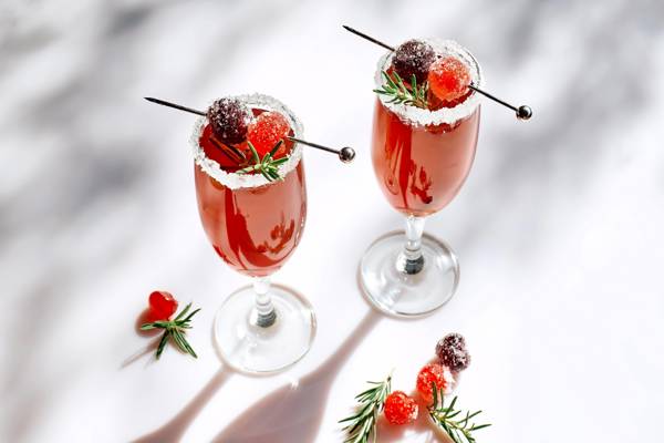 Holiday Cocktail & Mocktail Garnishes - Festive Drinks | OHLQ