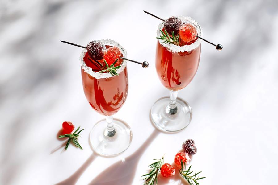 Holiday Cocktail & Mocktail Garnishes - Festive Drinks | OHLQ