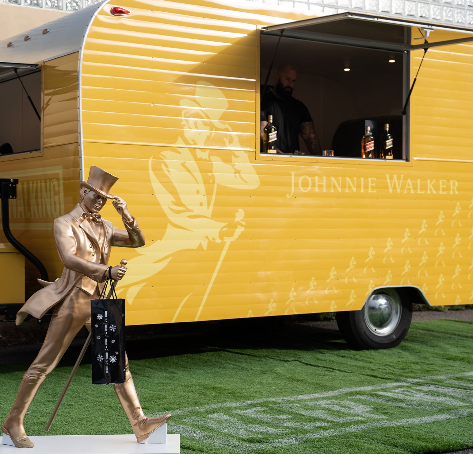 Johnnie Walker Trailer - Bottle Engraving - Powell | OHLQ